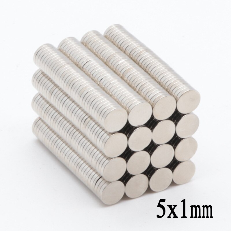 1000 unidades 5mm x 1mm imán de neodimio mini disc... – Grandado