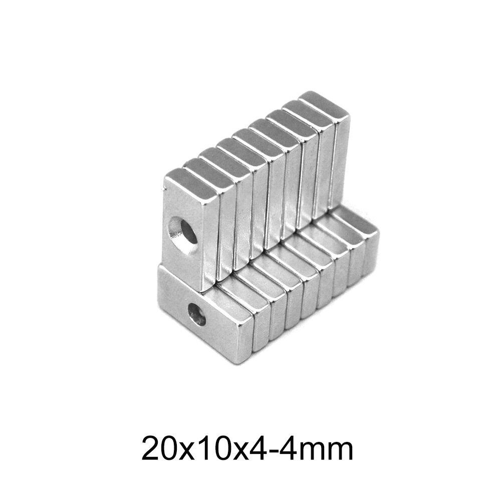 5~60PCS 20x10x4-4 Strong Quadrate Neodymium Magnet... – Vicedeal