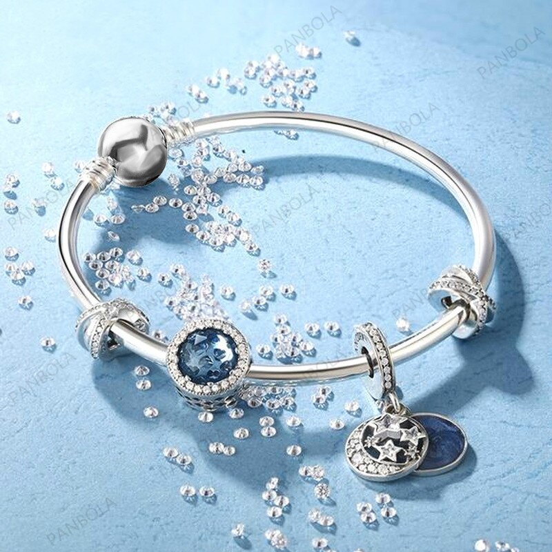 Original Rhinestone Beads Blue Stars DIY Jewelry F... – Grandado