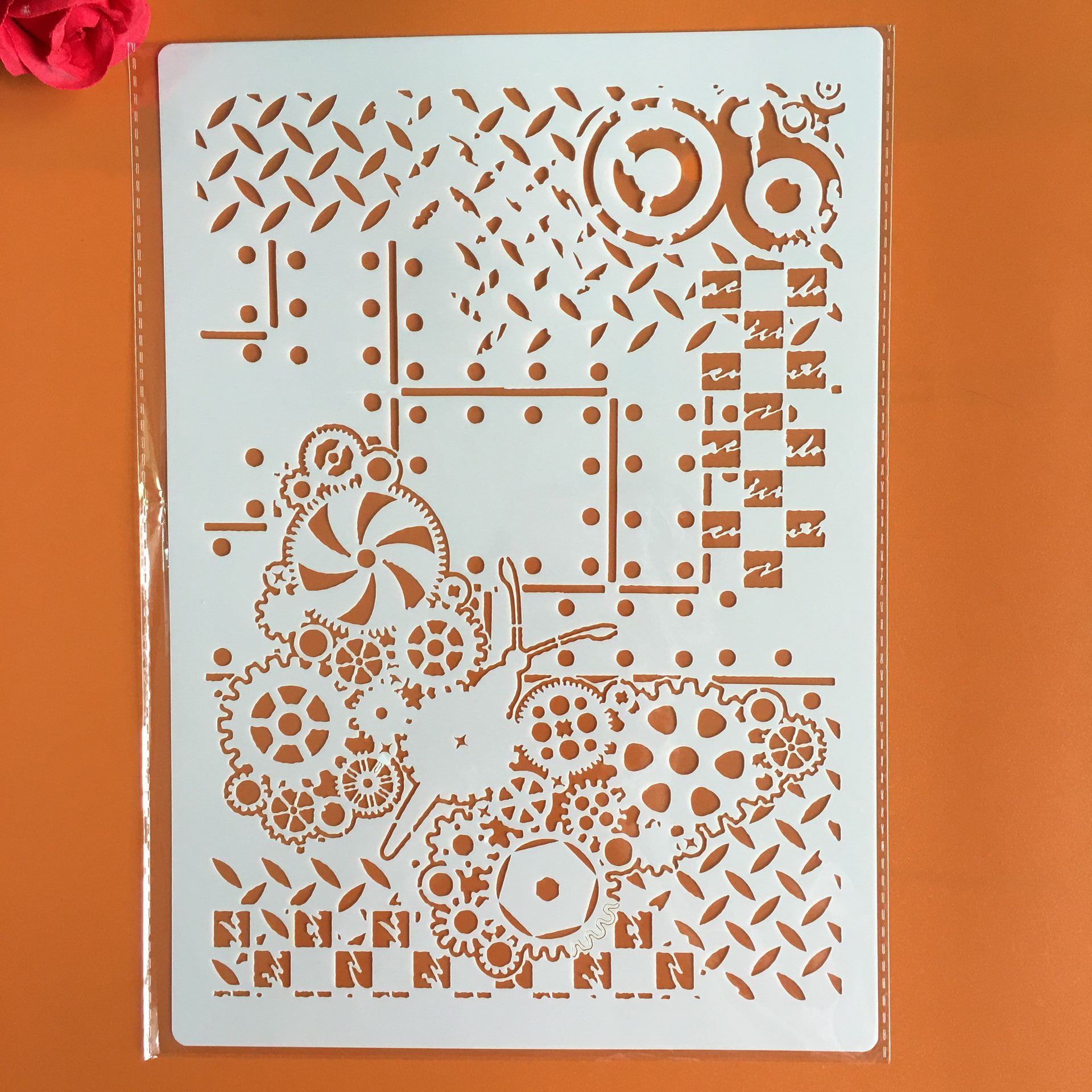 A4 29 *21cm DIY Stencils Wall Painting Scrapbook C... – Vicedeal