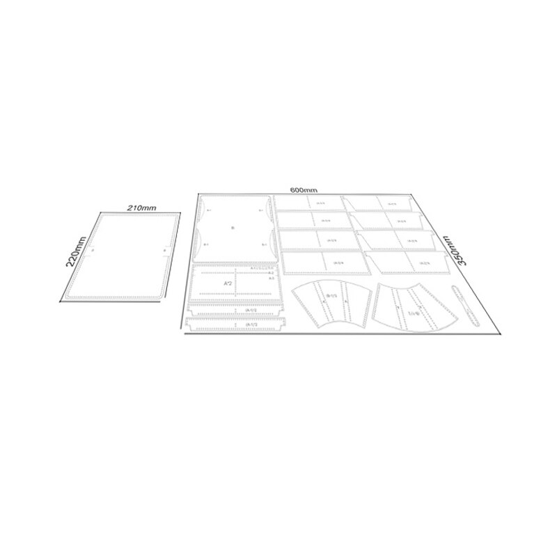 durable sewing pattern pvc template DIY three wome... – Grandado