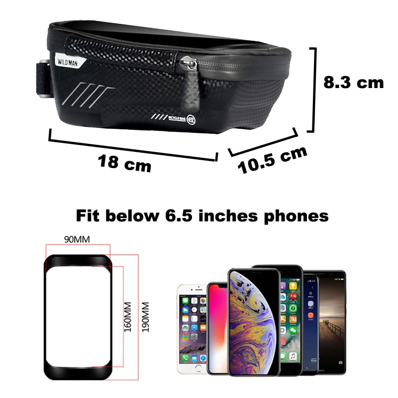 Fiets Bag Frame Bovenbuis Fietsen Tas Waterdicht 6... – Grandado