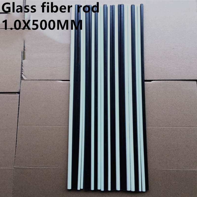 10pcs fiberglass rod 1.0x500mm solid fiberglass / ... – Grandado