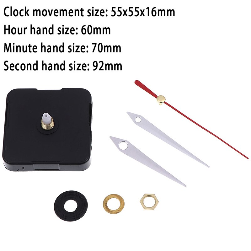 DIY Clock Mechanism Parts Classic Hanging Black Qu... – Vicedeal