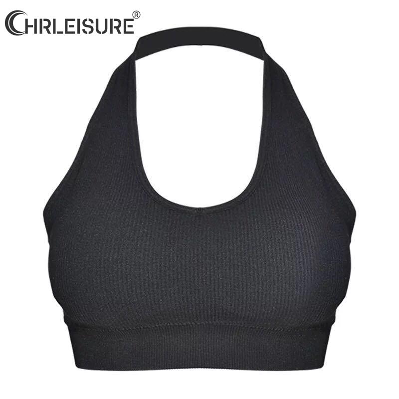 Halter Top Vrouwen Tube Crop Top Vrouwelijke Sport... – Grandado