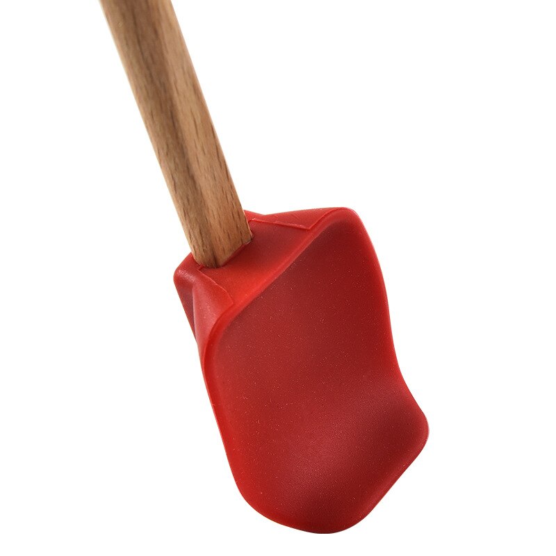 Factory Wooden Handle Silicone Small Scraper Oil B... – Grandado
