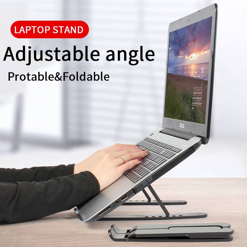 Portable Laptop Stand Foldable Adjustable Notebook... – Vicedeal