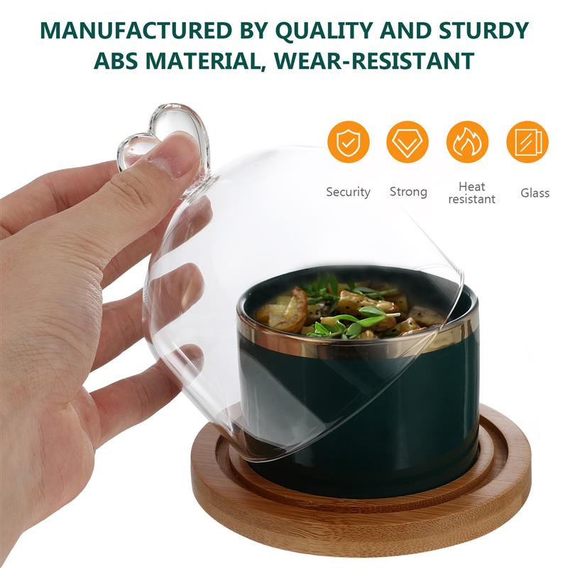 Mini Ceramic Dessert Bowl Round Cake Tray Fruit Sa... – Grandado