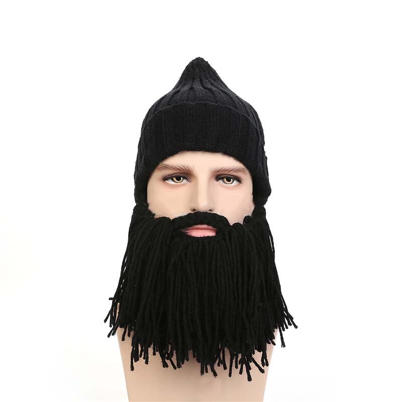 Novelty Knitted Autumn Winter Warm Men Caps Viking Grandado novelty-knitted-autumn-winter-warm-men-caps-viking-grandado