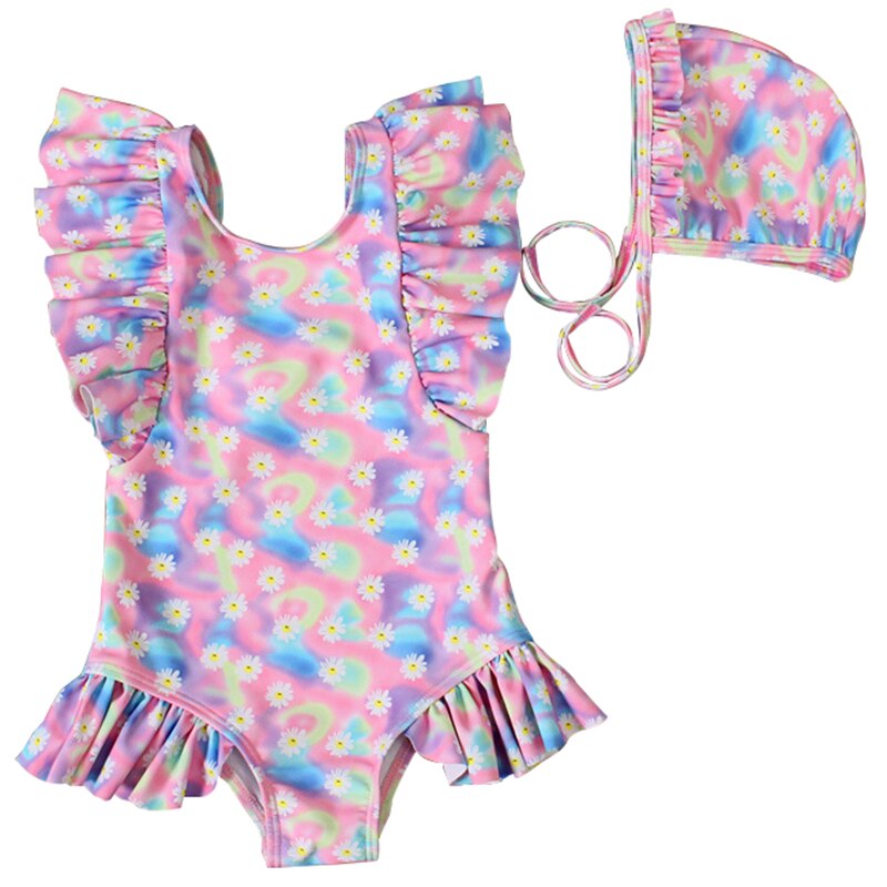 Sunflower Kids Girl Swimsuit One-Piece Children Sw... – Grandado