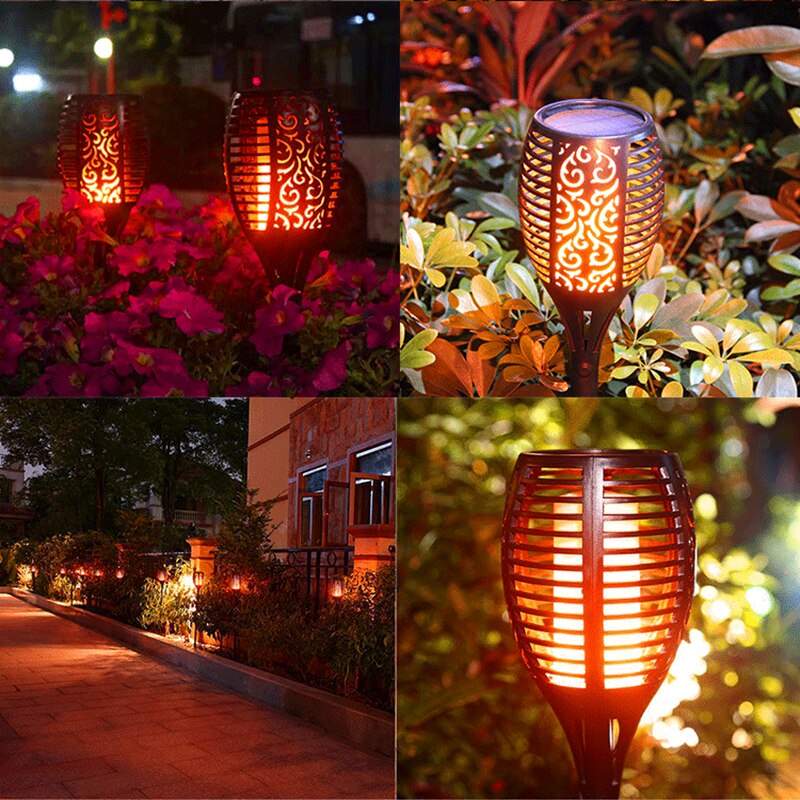 Solar Light Control Solar Flamme Licht Dance Flamm... – Vicedeal