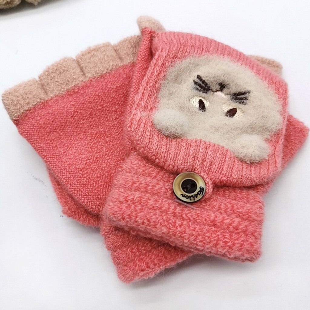 Winter Mittens Gloves Children Girls Winter Cute C... – Grandado
