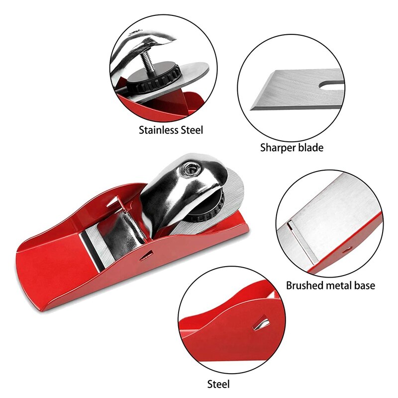 2Pcs Hand Planer Small Trimming Planer 5.3 Inch(13... – Grandado