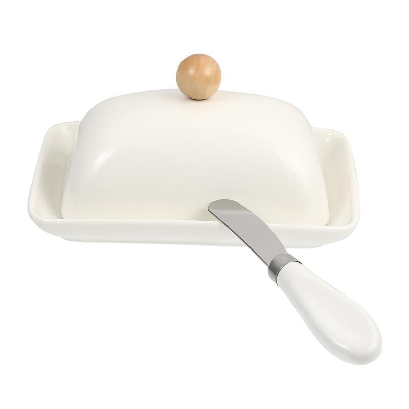 Ceramic Butter Dish Box Cheese Server Tray Contain... – Grandado