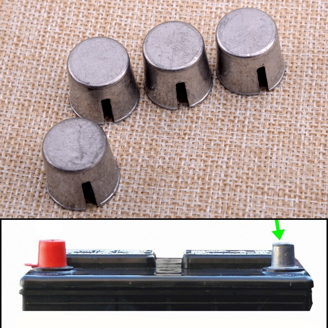 4pcs Universal Battery Post Lead Shim for Worn Pos... – Grandado