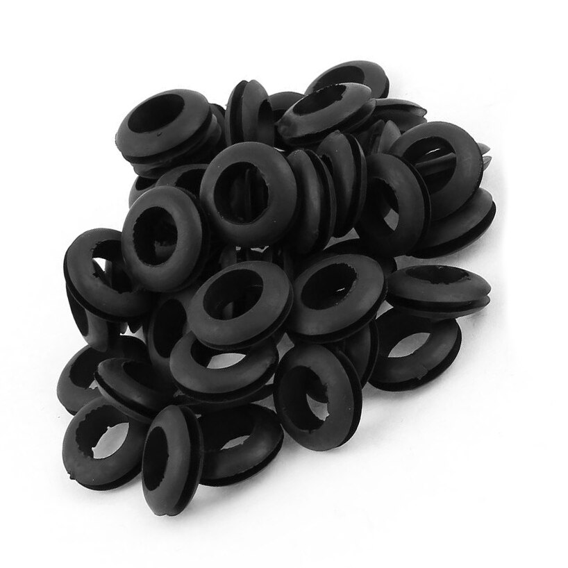 DSHA 50 Pcs Rubber 14mm Open Hole Ring Dual Side W... – Vicedeal