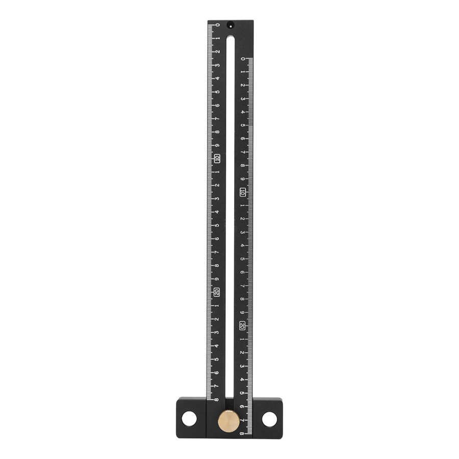 Woodworking ruler 280mm T-type tracing ruler Alumi... – Vicedeal