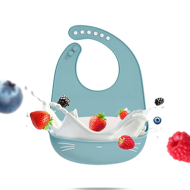 Siliconen Baby Eten Slabbetjes 3D Waterdichte Supe... – Grandado