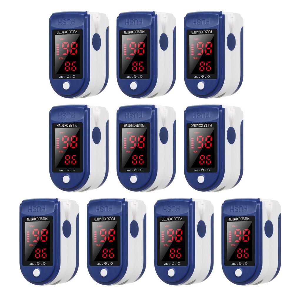 10 Pcs Vingertop Pulsoxymeter SpO2 Monitor Bloedzu... – Vicedeal