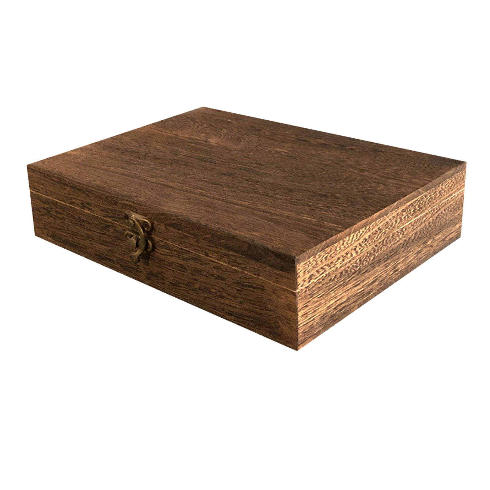 Vintage Wood Storage Box with Lock Suitcase Jewelr... – Grandado