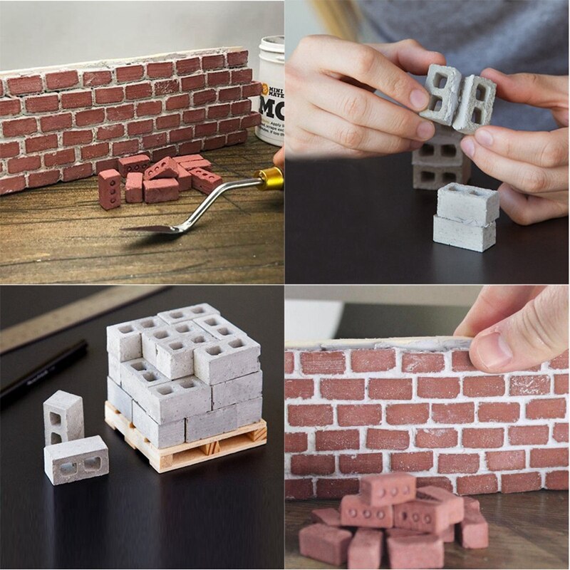 Onderwijs Klasse Muur Cement Speelgoed 32Pcs Mini ... – Grandado