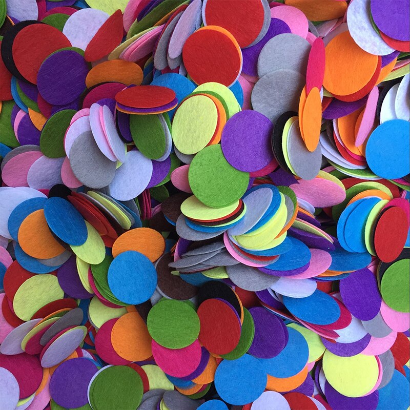 200 Stks/partij 15-30Mm Ronde Vilt Doek Vilt Stof ... – Vicedeal