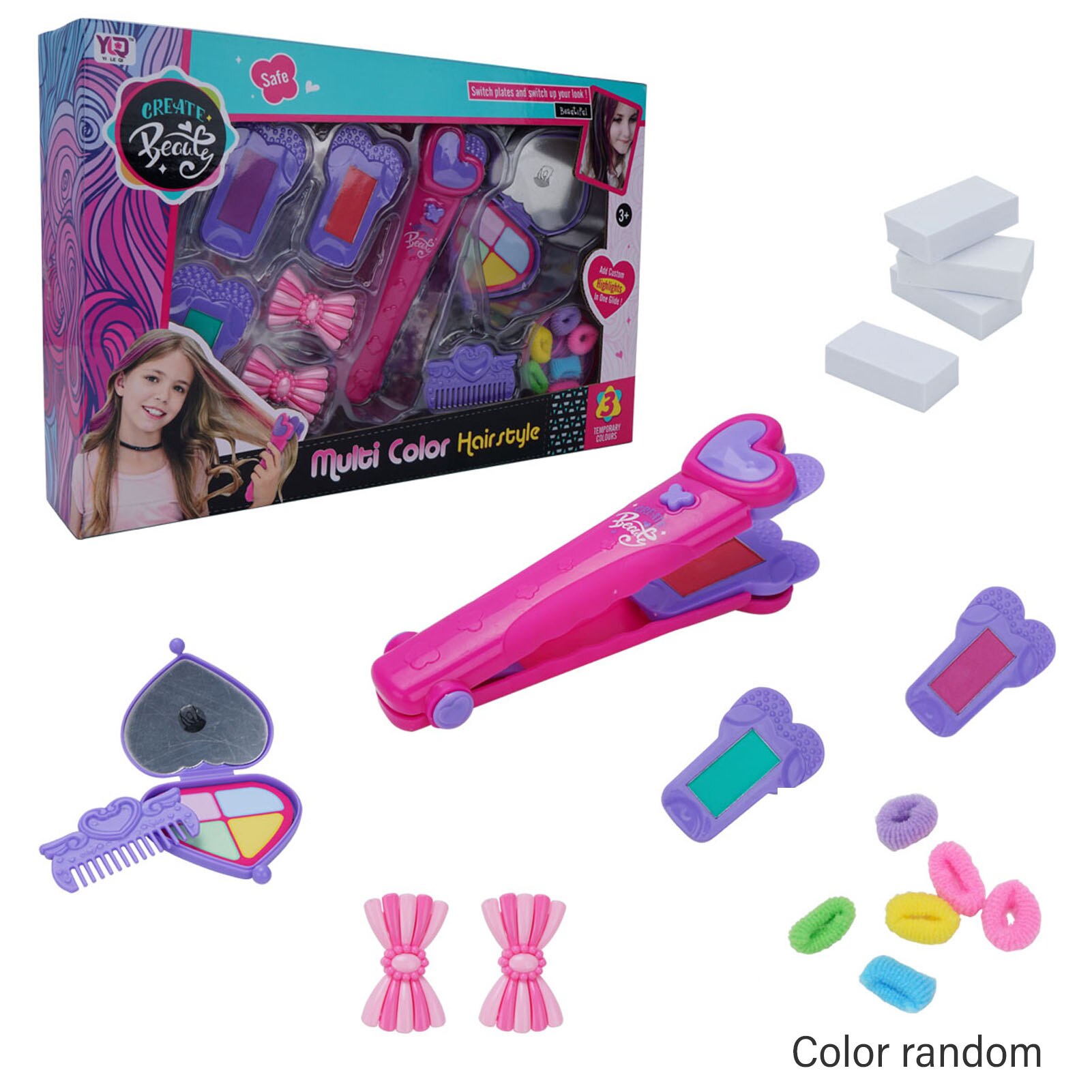 Hair Color Kit for Girls Soft Salon DIY Chalks for... – Grandado