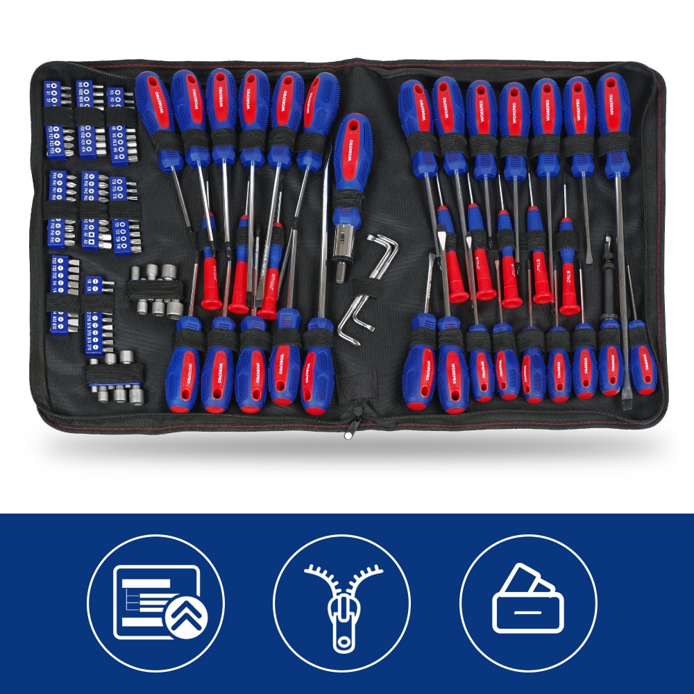 WORKPRO Screwdriver Set 130 in 1 Torx Multi Functi... – Grandado