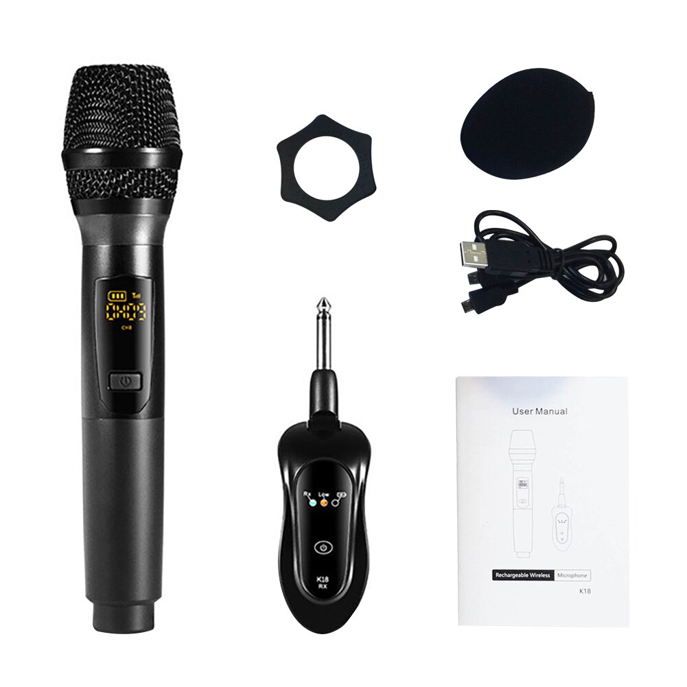 220V K18A Uhf Draadloze Handheld Microfoon Karaoke... – Grandado