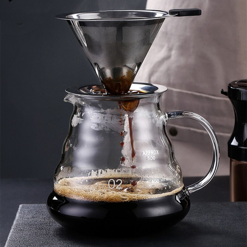 V60 Pour Over Glass Range Coffee Server For Pour O... – Grandado