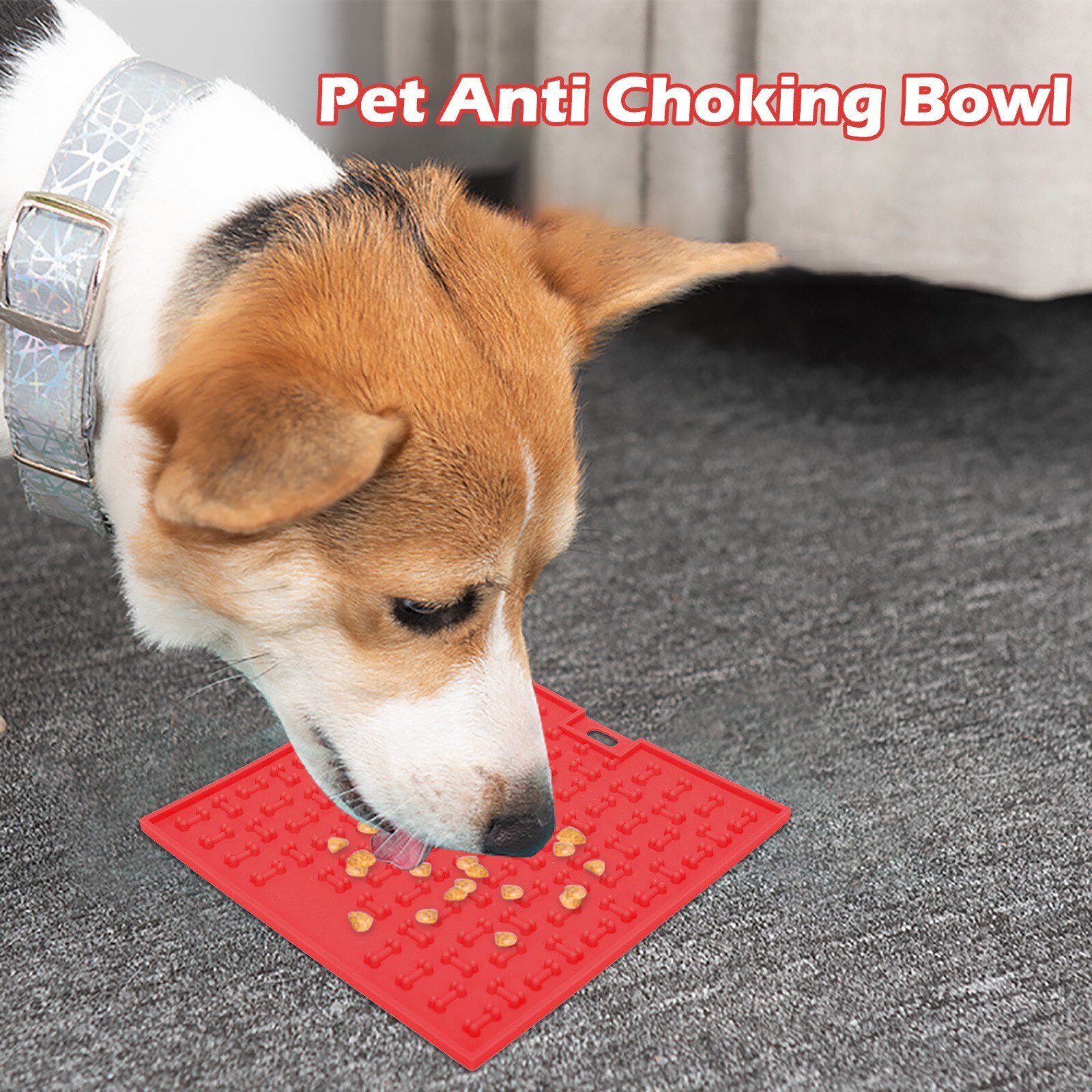 Dog Lick Mat Dog Slow Feeder Pet Calming Mat Anxie... – Vicedeal