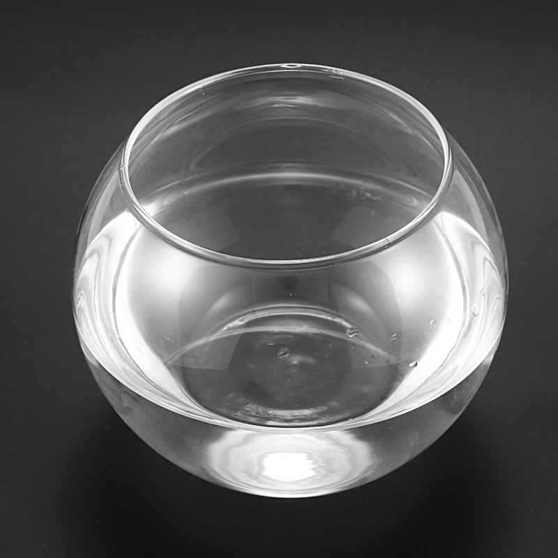 Round Sphere Vase in Transparent Glass Fish Tank – Grandado