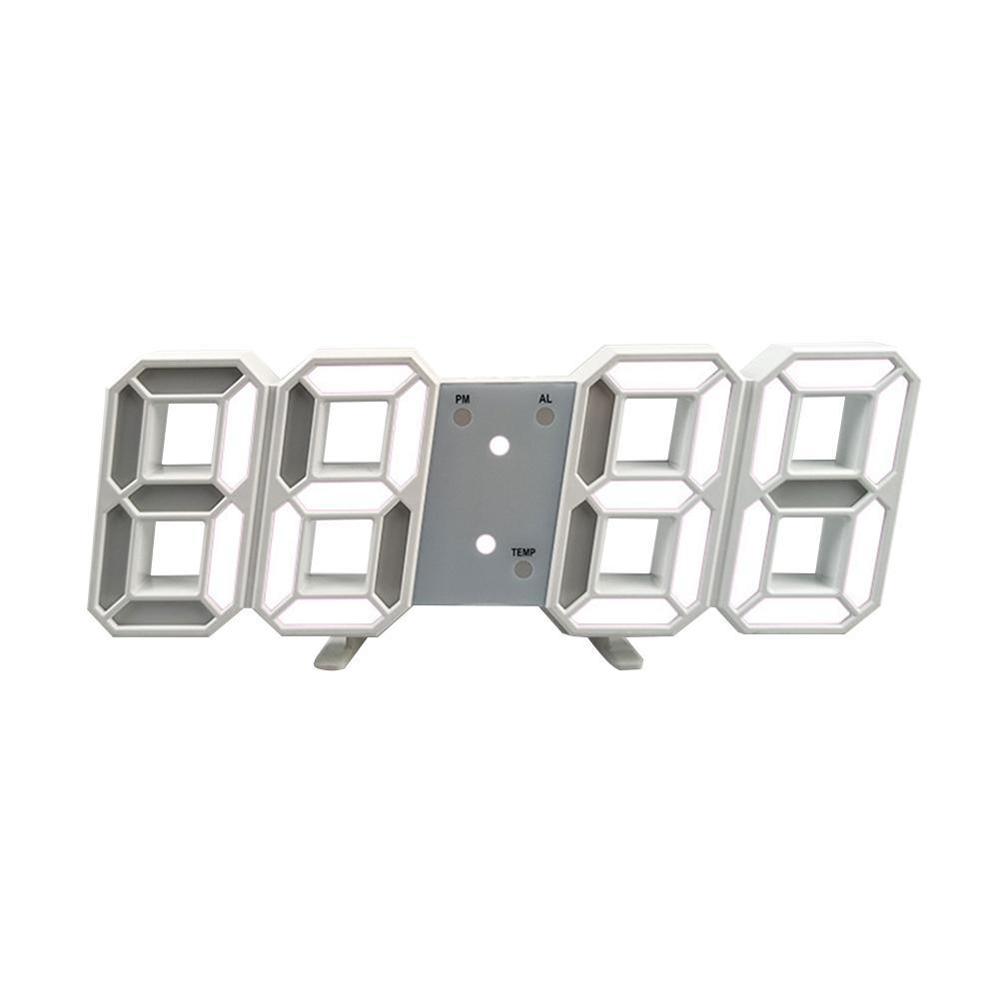 3D LED Digital Clock Glowing Night Mode Brightness... – Grandado
