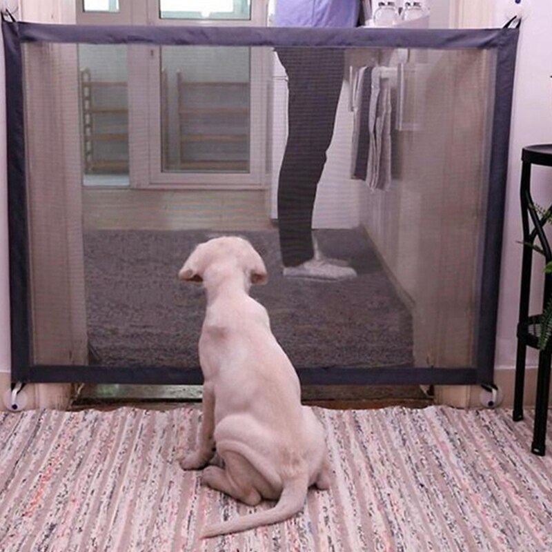 Dog enclosure Dog Gate Ingenious Mesh Dog Fence Fo... – Grandado