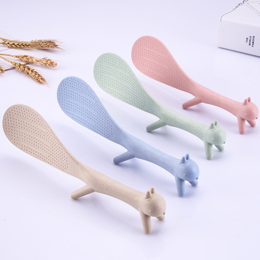 Non-stick Rice Paddle with Squirrel-shaped Handle – Grandado