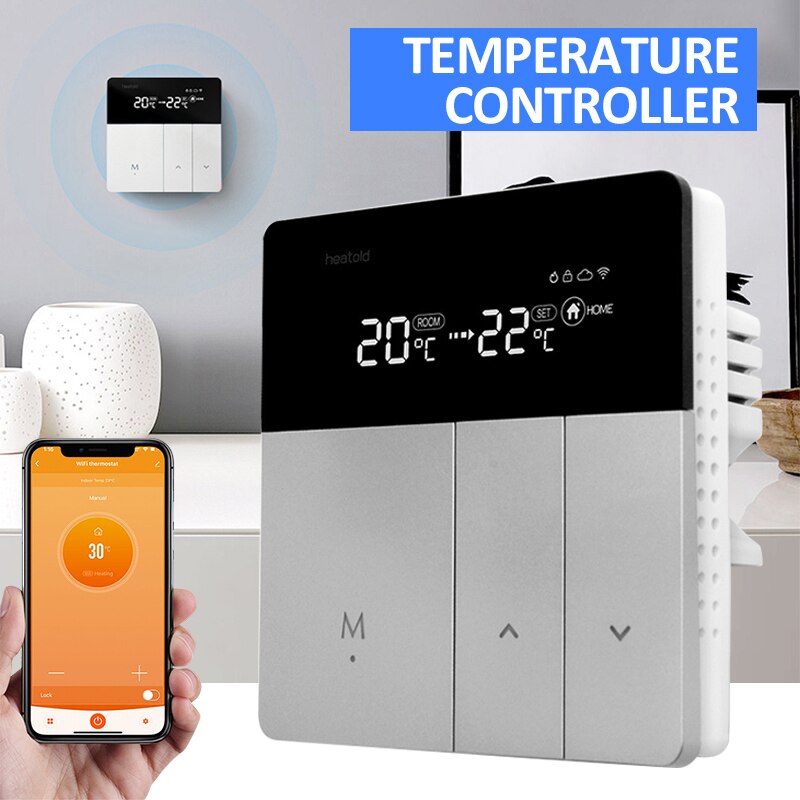 LCD Thermostat Water Floor Heating Temperature Con... – Grandado
