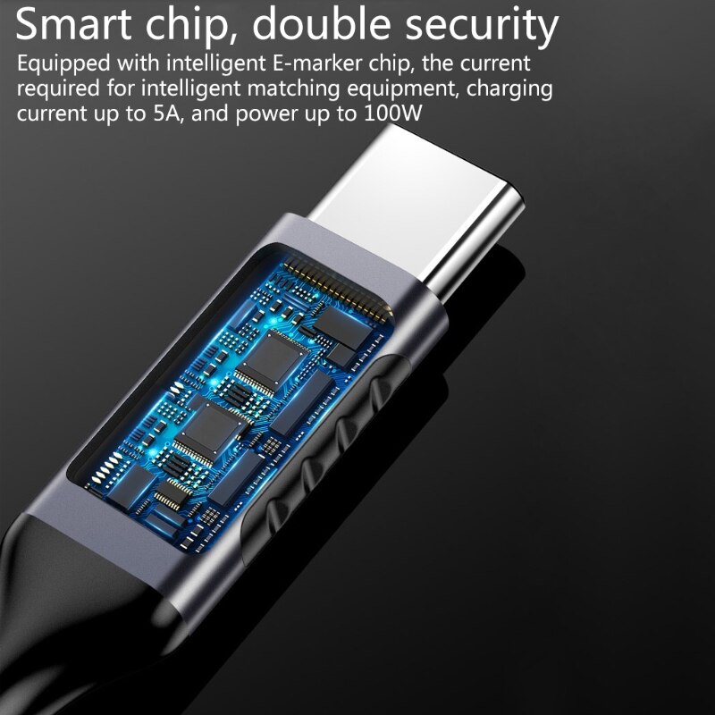 Câble de Type C à C 100W 5A PD QC pour recharge ra... – Grandado