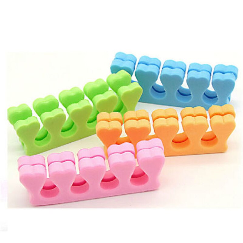 5Pairs Gel nail polish tools Soft Form Toe Separat... – Vicedeal