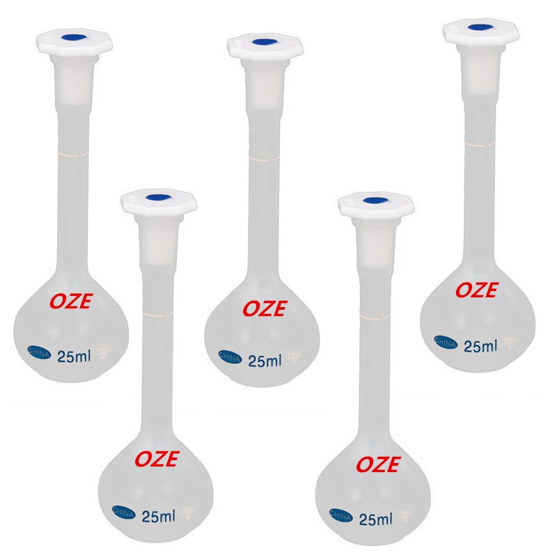 5PCS 25ml Long Neck Plastic Volumetric Measuring F... – Grandado