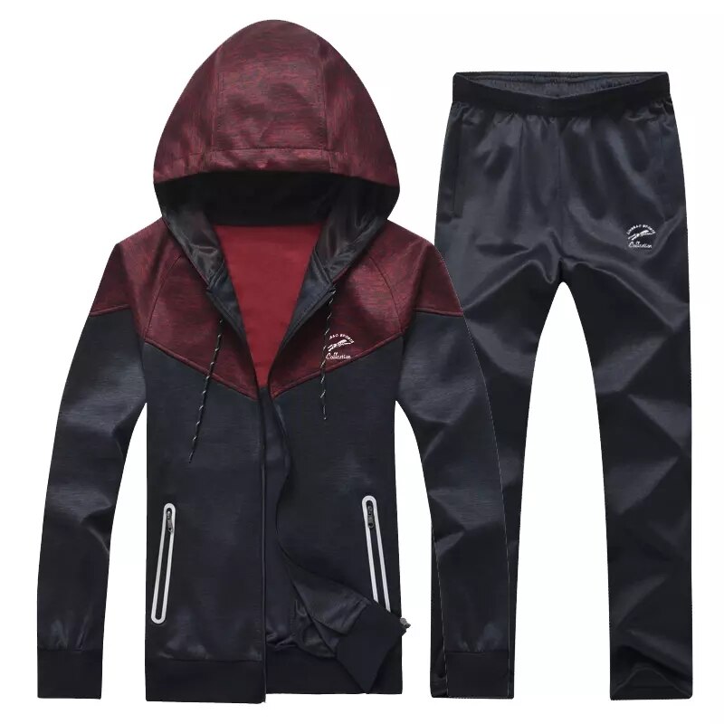 spring and autumn Sportswear Fitness Tracksuit Men... – Grandado