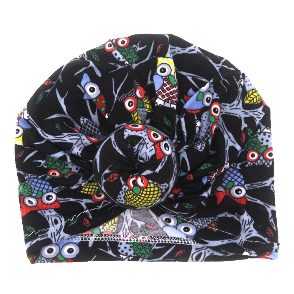 baby caps Newborn Pattern Kids Baby Boy Girl Turba... – Grandado