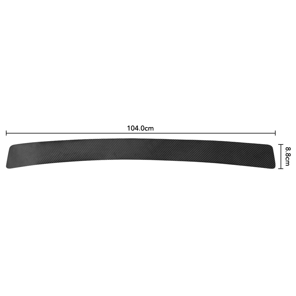 Carbon Fiber Car Trunk Rear Bumper Sticker for LAD... – Grandado