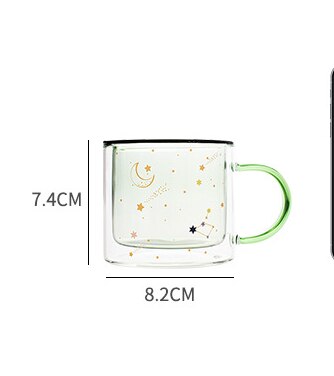 Lovely Cup Affordable Glass Constellation Cup Doub... – Grandado