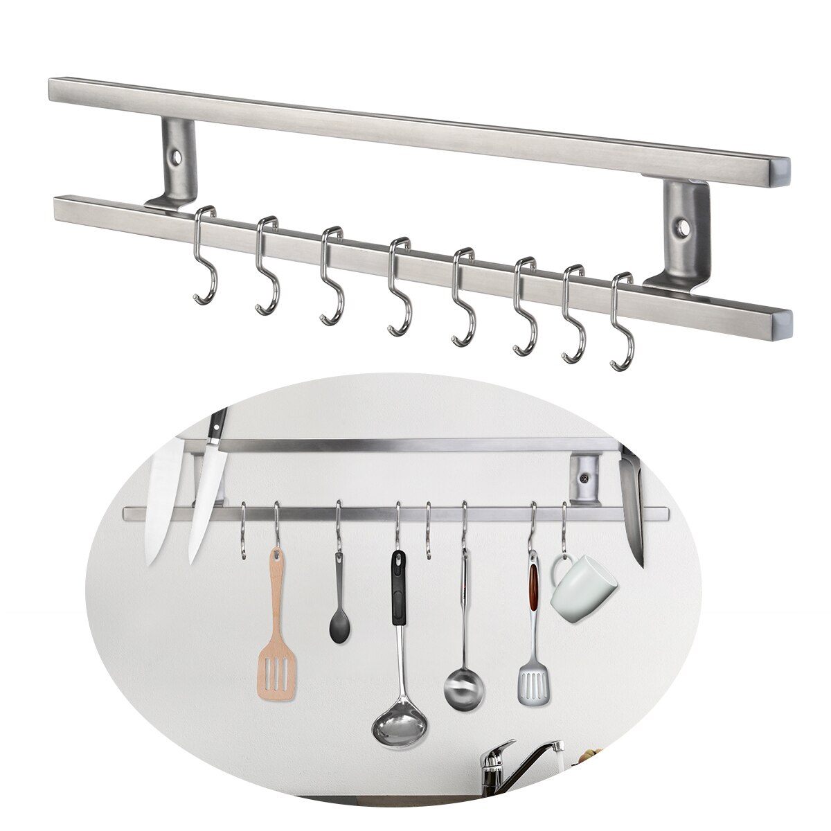 HOMEMAXS – support magnétique mural, Double barre ... – Grandado