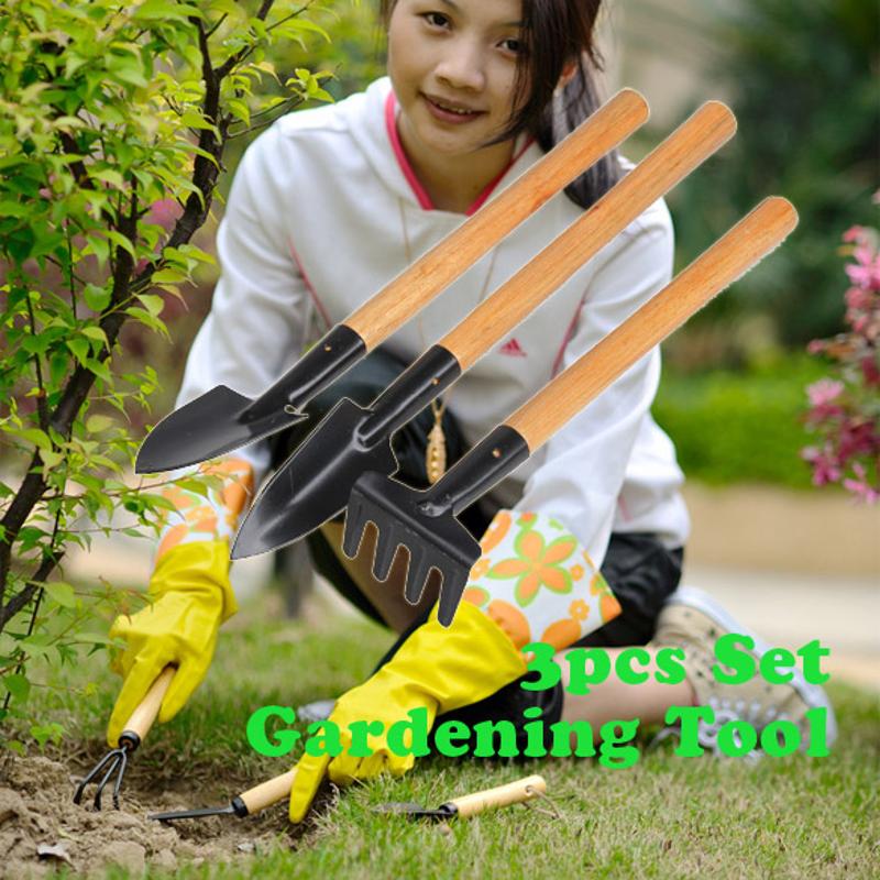 3pcs Mini Garden Tools Set Portable Shovel Tools R... – Grandado