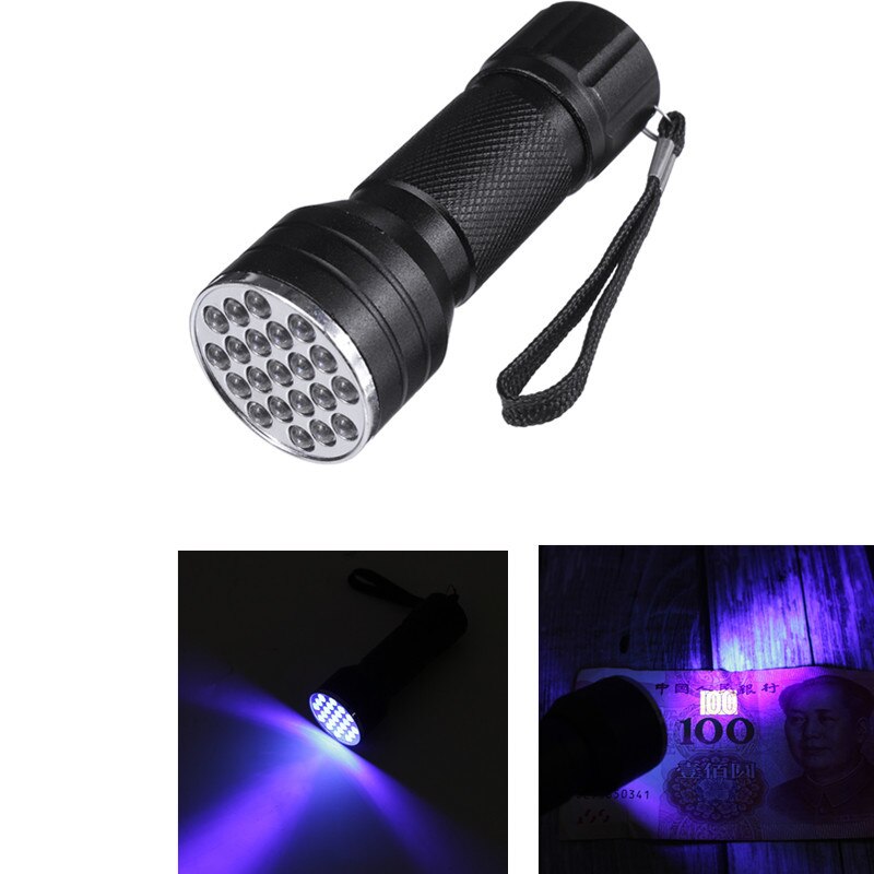 12 LED UV Flashlight UV Light white light LED Torc... – Grandado