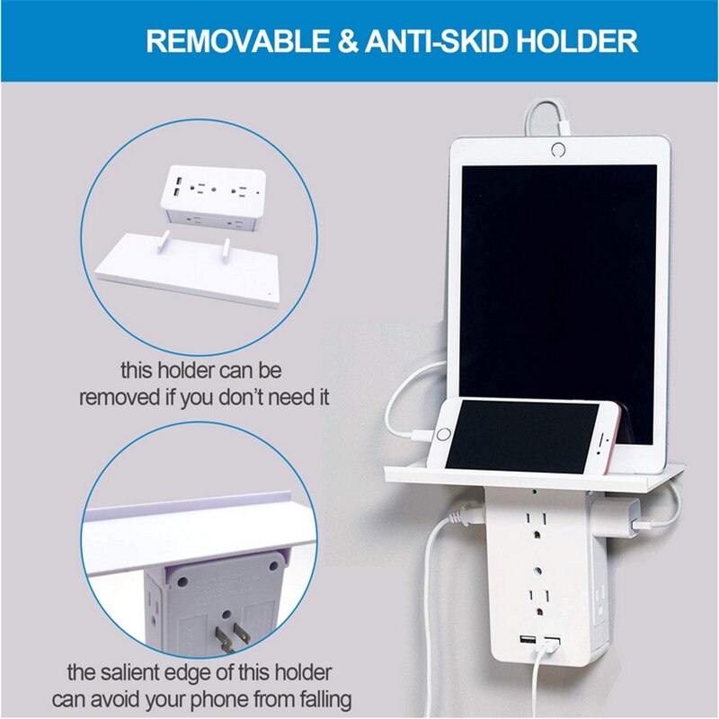 Verwijderbare Ingebouwde Rack Outlet Plank Multi O... – Grandado