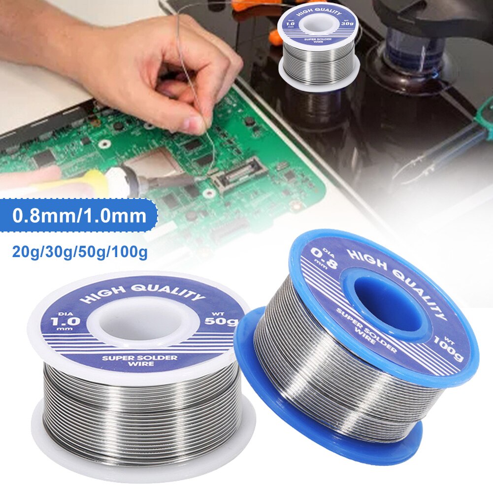 0.8/1.0mm Solder Wire Tin Lead Rosin Core Solderin... – Grandado