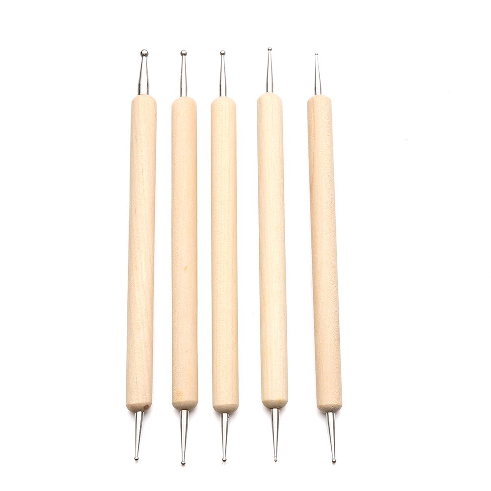 5Pcs 2 Heads Wooden Dotting Pen Rhinestones Picker... – Vicedeal