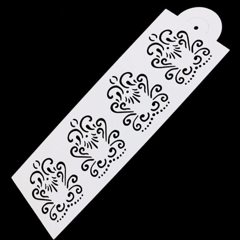 4pc Border Flower Cake Stencil DIY Wall Layering P... – Grandado